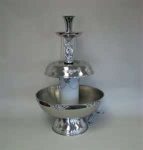 5 Gal Ornate Silver Chain Fountain – A to Z Party Rental