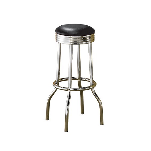 (Stool) Black Cocktail Bar Stool – A to Z Party Rental