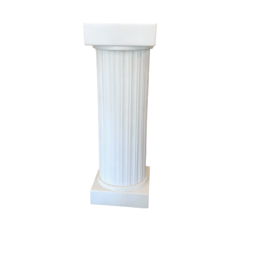 White Square Grecian Column 40″ – A to Z Party Rental