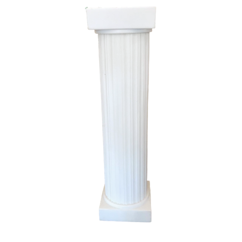 White Square Grecian Column 30″ – A to Z Party Rental