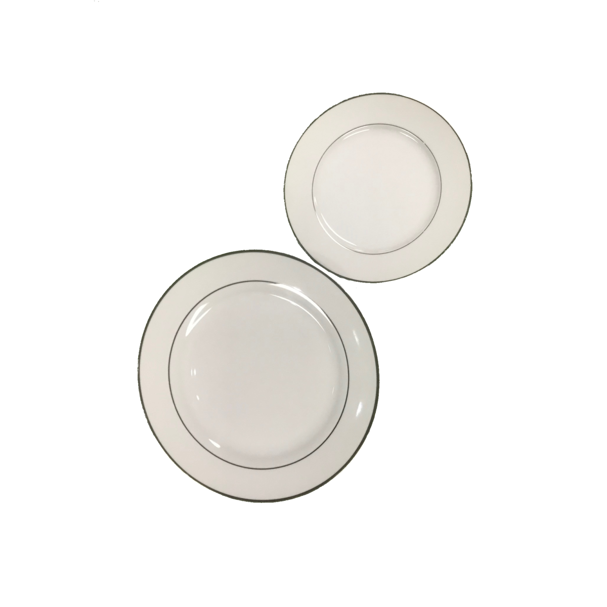 White China Plates – A to Z Party Rental