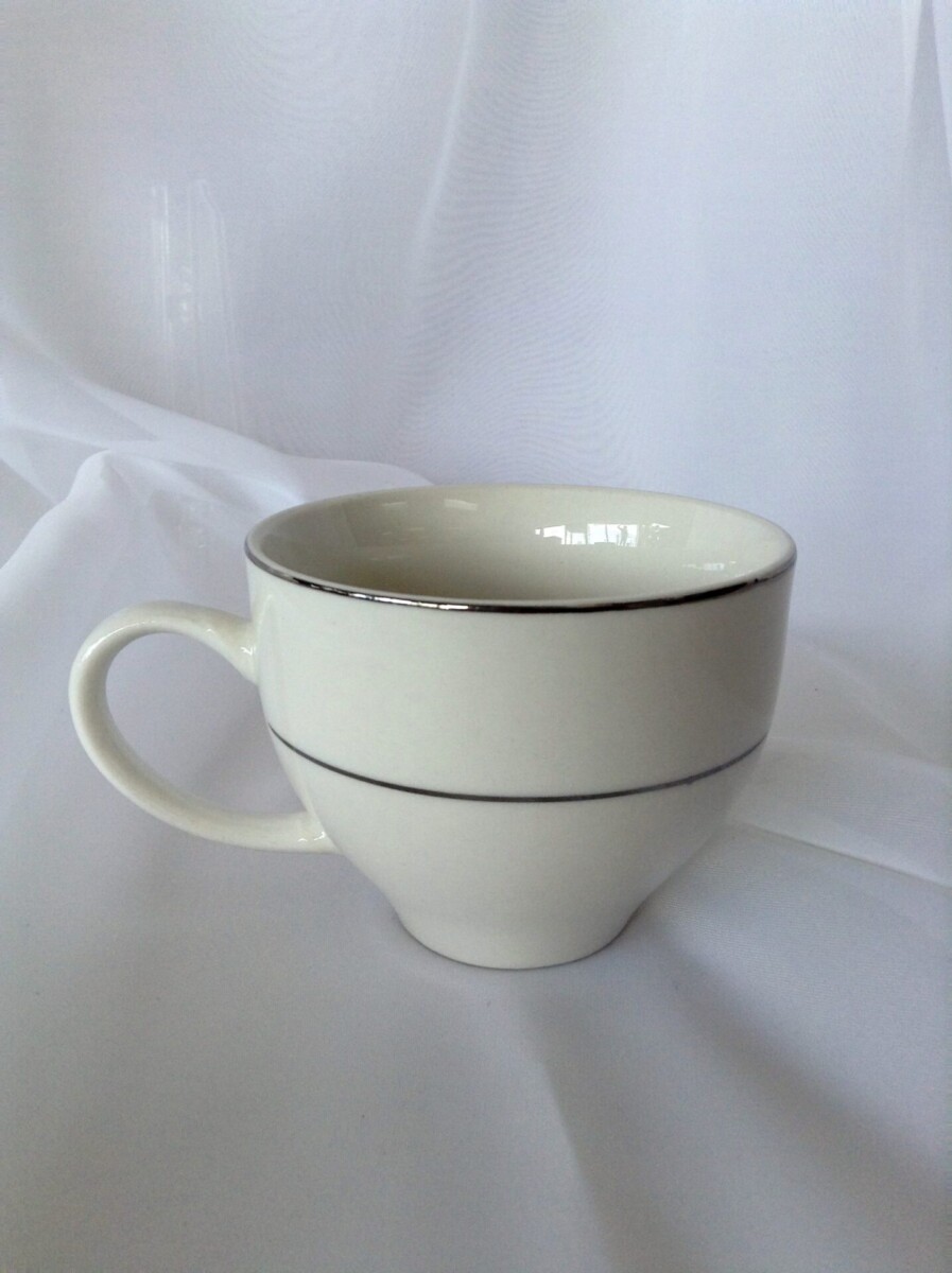 White China Square Coffee Cup/Mug – A to Z Party Rental