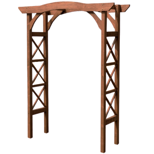 Natural Wood Arch (Cedar) – A to Z Party Rental