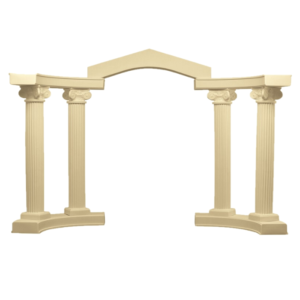 Grecian Column (72″) (Ivory) – A to Z Party Rental