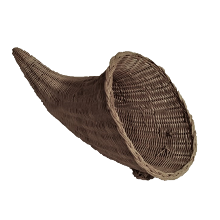 Thanksgiving Cornucopia Basket